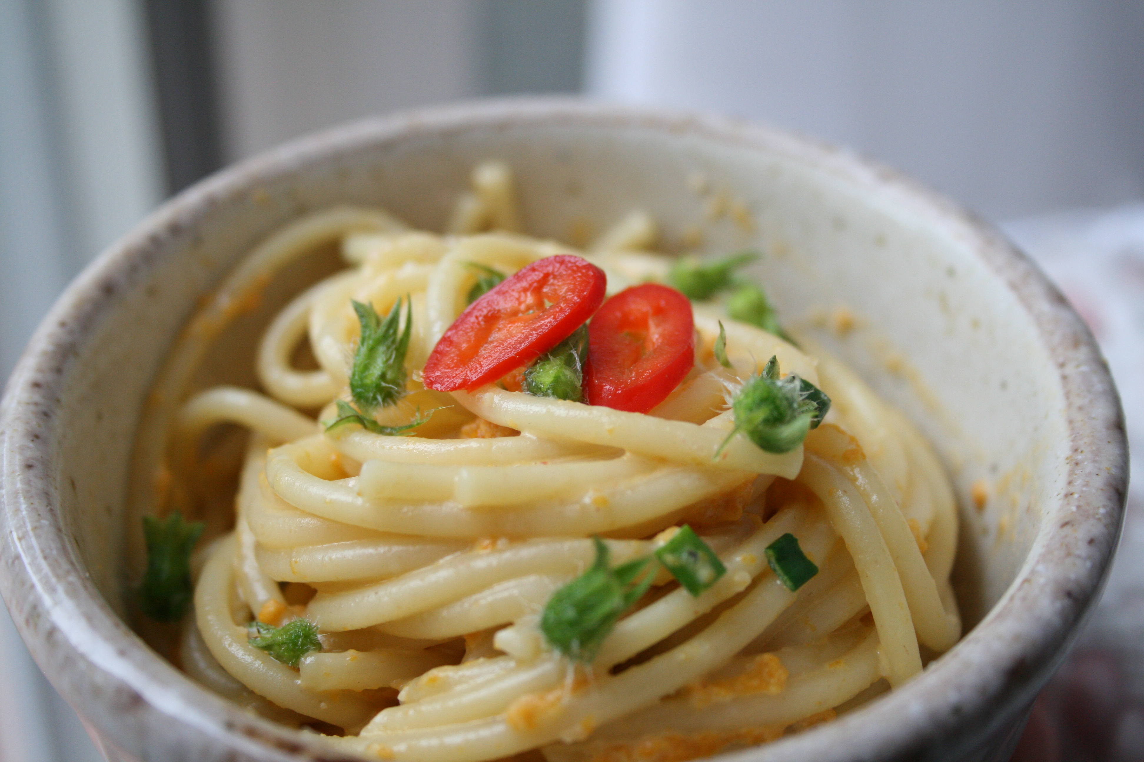 Uni Pasta with Shiso Flowers – Dear Juneberry…
